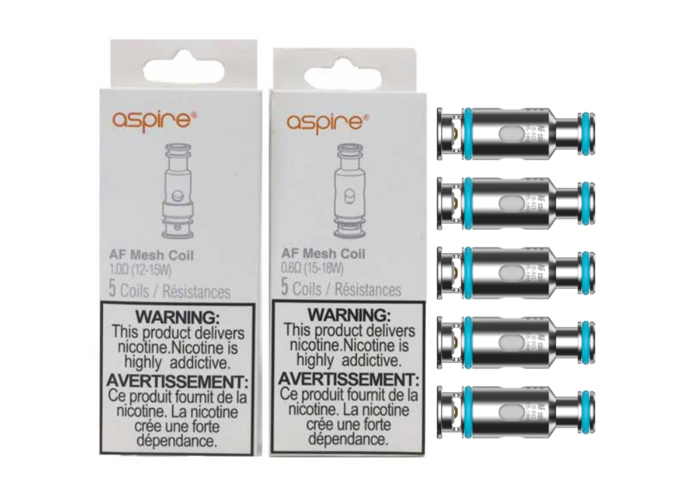 TakeAIR | Aspire AF Mesh Coil (5pcs)/Flexus Q/Flexus Blok/Flexus Stik ...