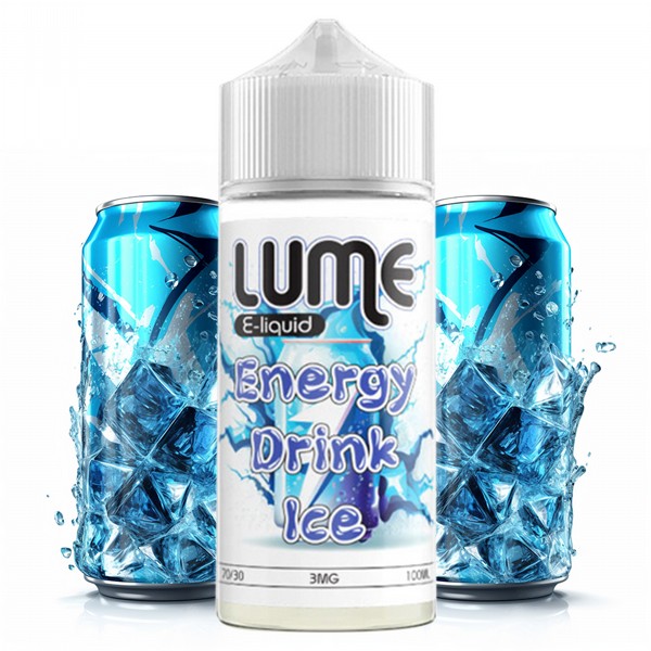 LUME - LUME ENERGY DRINK ICE 30ml in 100ml bottle (LONG FILL) 3mg