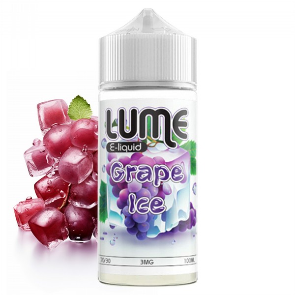 LUME - GRAPE ICE ICE 30ml in 100ml bottle (LONG FILL) 3mg