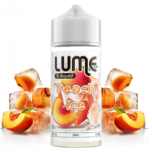 LUME - PEACH ICE 30ml in 100ml bottle (LONG FILL) 3mg