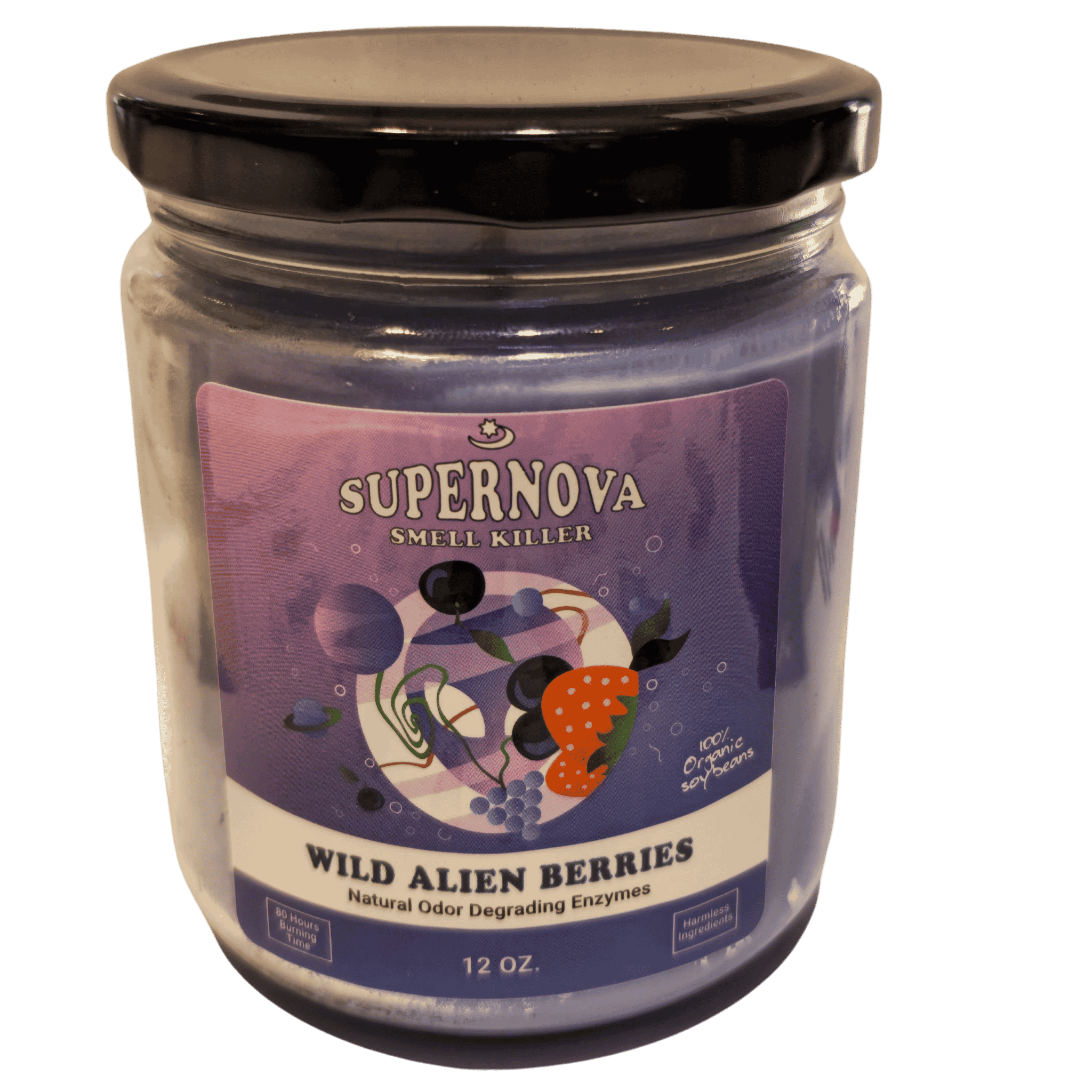 TakeAIR | נר ריחני סופרנובה פירות יער Wild Alien Berries | מפיצי ריח